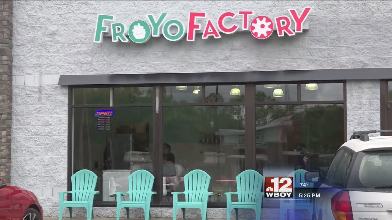 Froyo Factory opens in Fairmont - YouTube