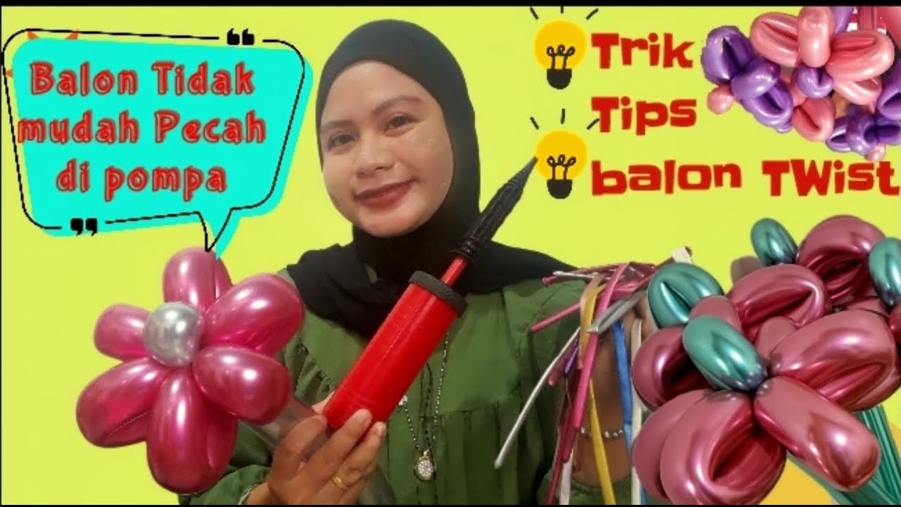 TRIK DAN TIPS SUPAYA BALON BUNGA VIRAL TIDAK MUDAH PECAH PAS DI BENTUK ...