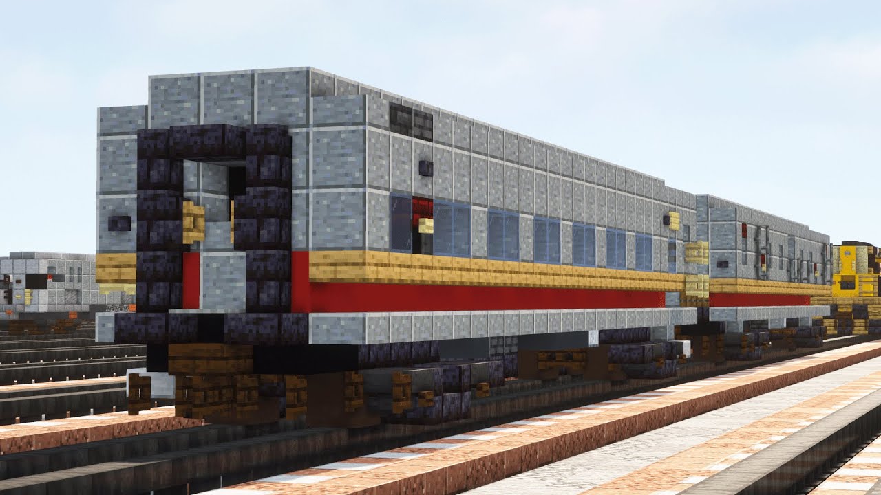 Minecraft Queensland Rail M-series Carriage Tutorial - YouTube