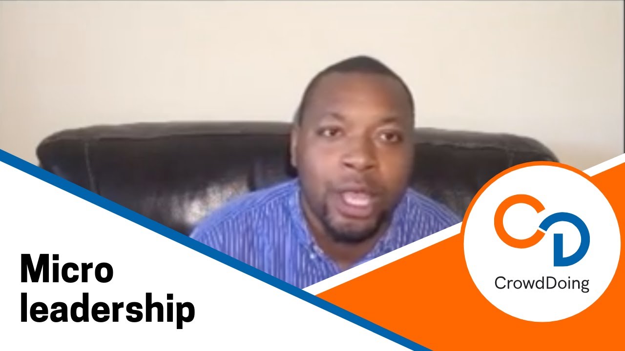 Micro leadership at CrowdDoing - YouTube