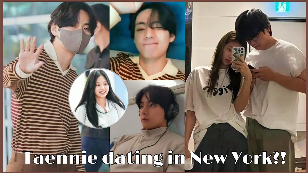 V and Jennie together at New York {taennie} - YouTube