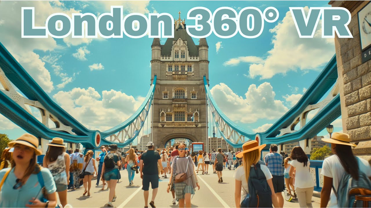 8K VR 360° • London Tower Bridge Walking Tour | Virtual Reality Videos ...
