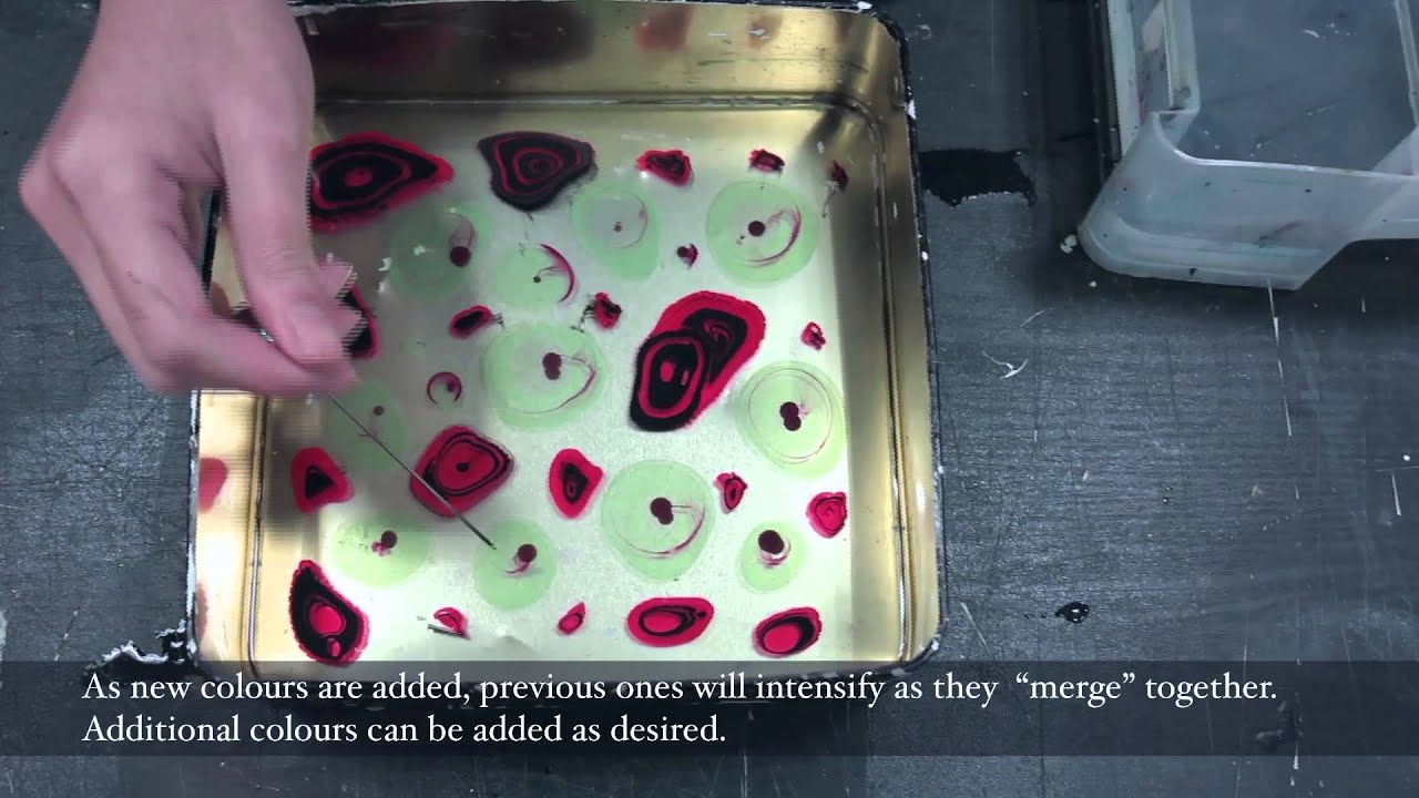 Paper Marbling Tutorial: The Printmaking Class - YouTube