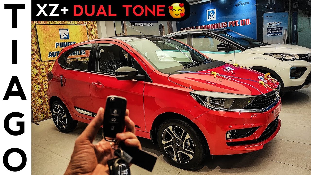2020 TATA TIAGO XZ+(DUAL TONE) ₹ 6.24 LAKH | DETAIL REVIEW - YouTube