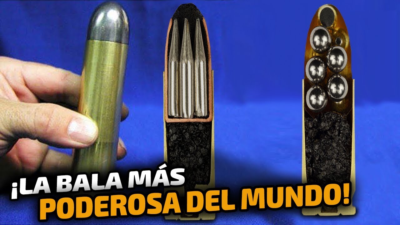 LAS 7 MUNICIONES MÁS PODEROSAS QUE EL CALIBRE 50 | ¿Pueden Destruir un ...