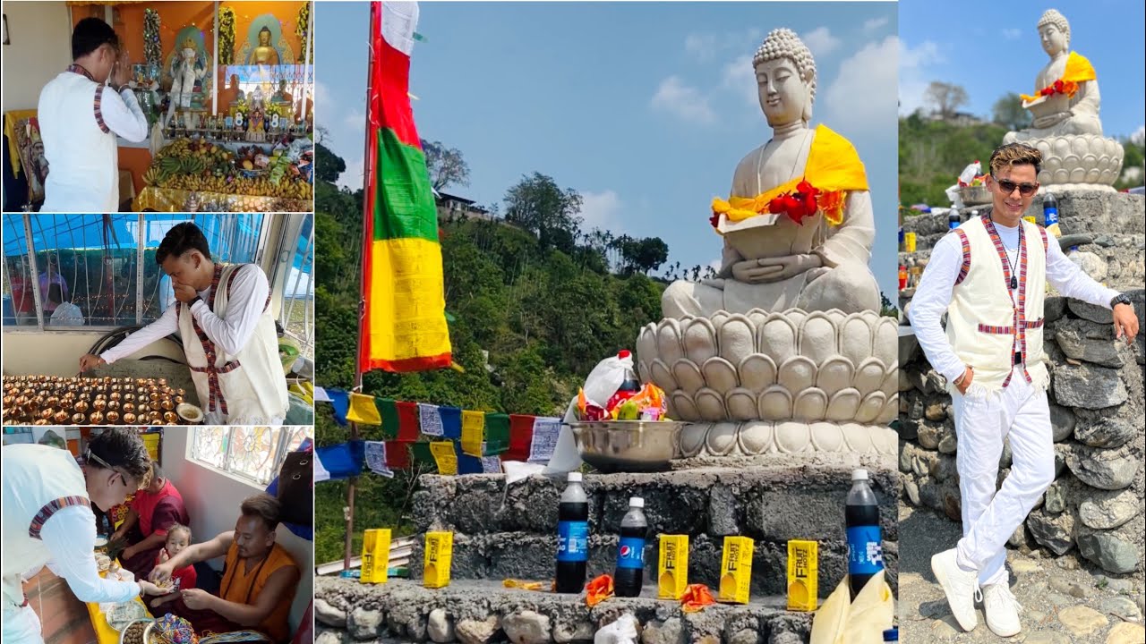 Buddha Purnima Vlog + Visiting All Gumpha Temple In Jaigaon 🙏🥰 - YouTube