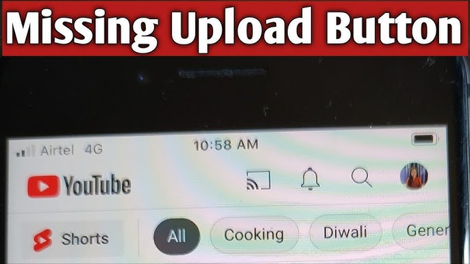 Upload Button Youtube
