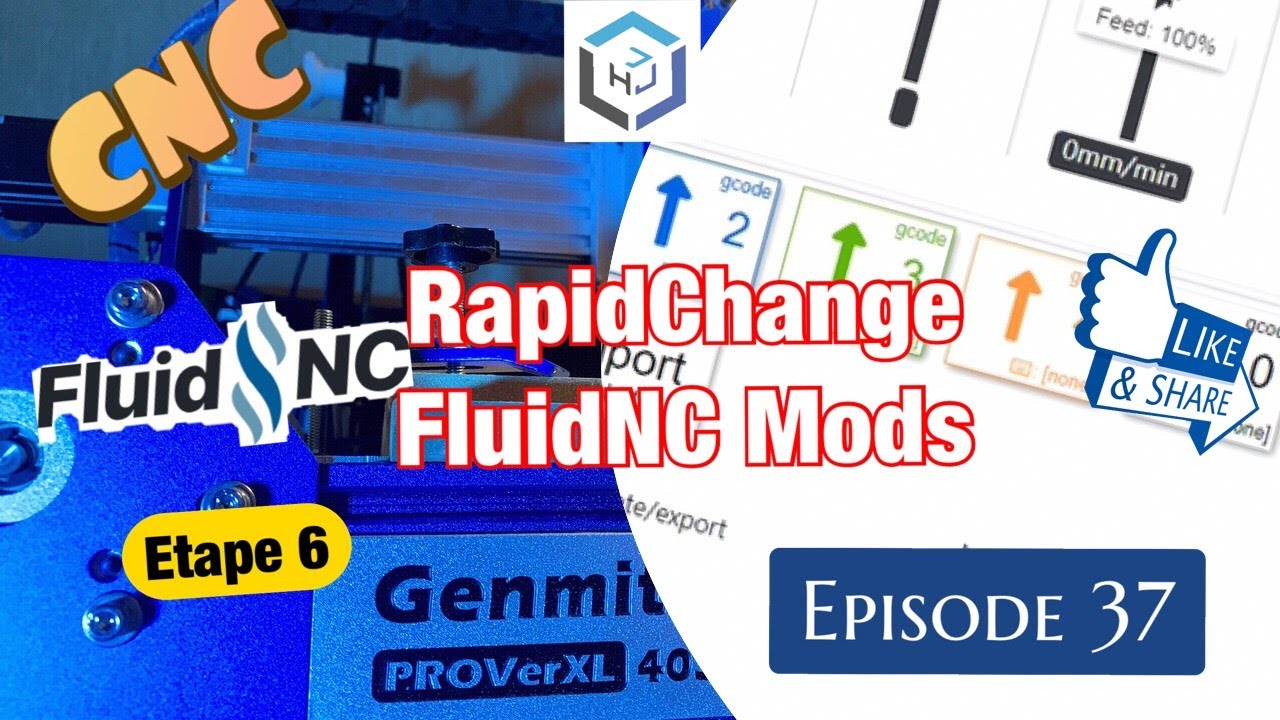 RapidChange FluidNC Mods - YouTube