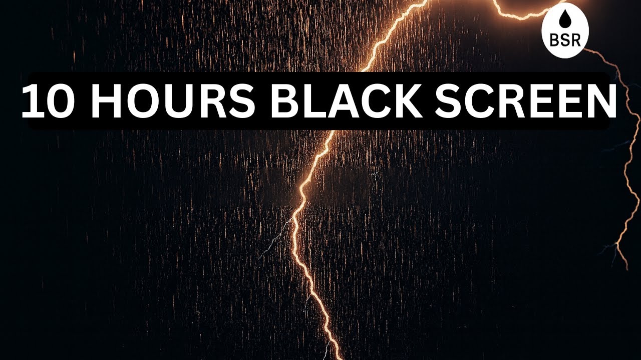 Black Screen Rain 🌧️ | Beat Insomnia & Stress - YouTube