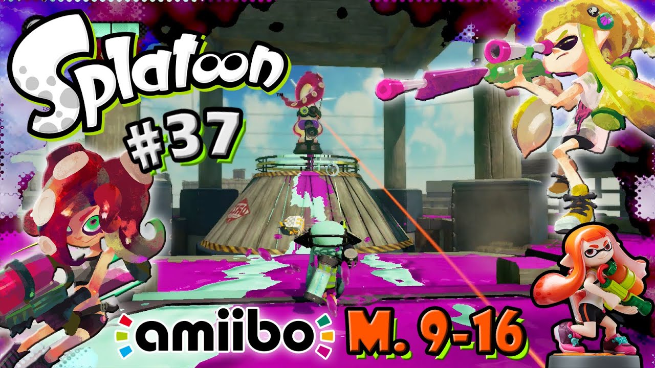 Let's play Splatoon #37 | Misiones amiibo Inkling chica 9-16 / Inkling ...