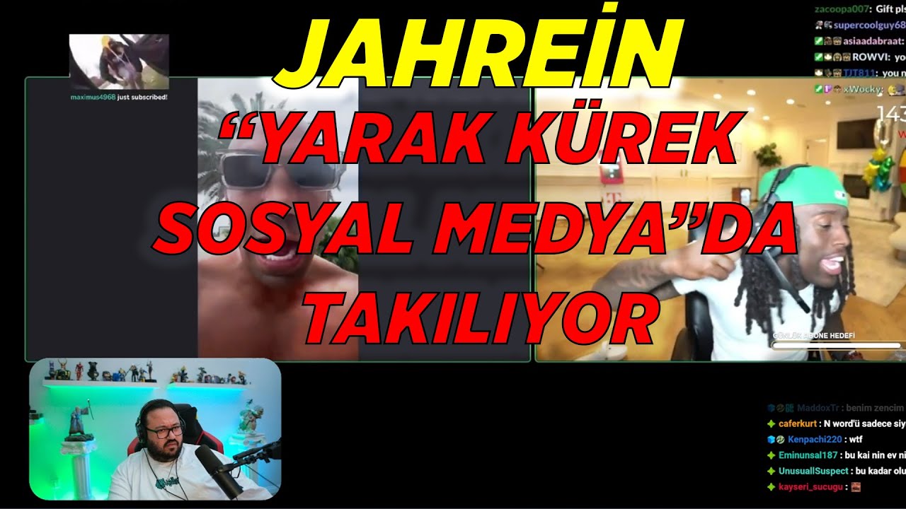 JAHREİN YARAK KÜREK SOSYAL MEDYADA TAKILIYOR @jahreinboss - YouTube