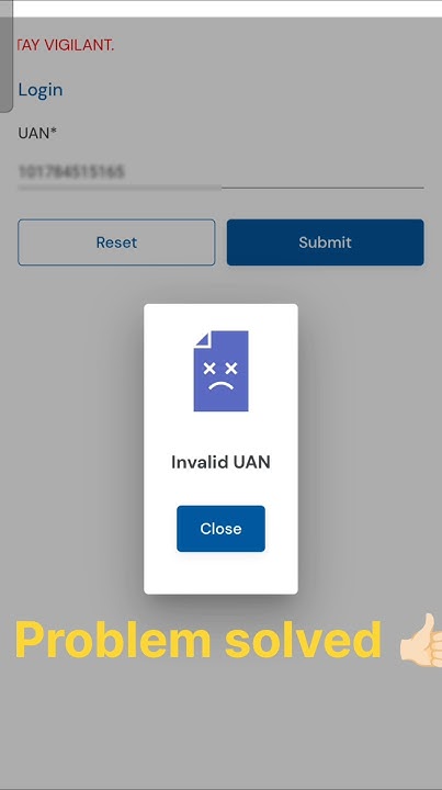 Umang app invalid uan number 😭🙏🏻|invalid uan problem| Umang app pf check| #pf #shortsfeed # ...