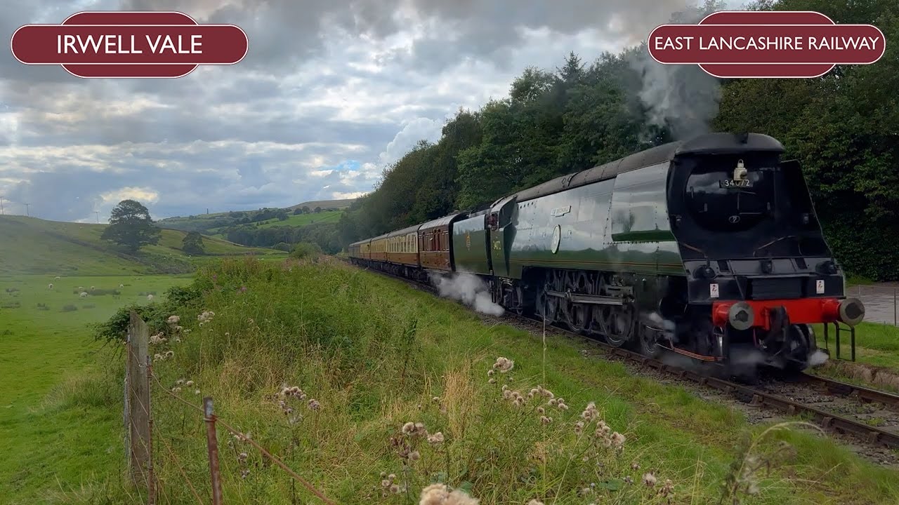 Irwell Vale Railway 34072 257 SQUADRON - YouTube