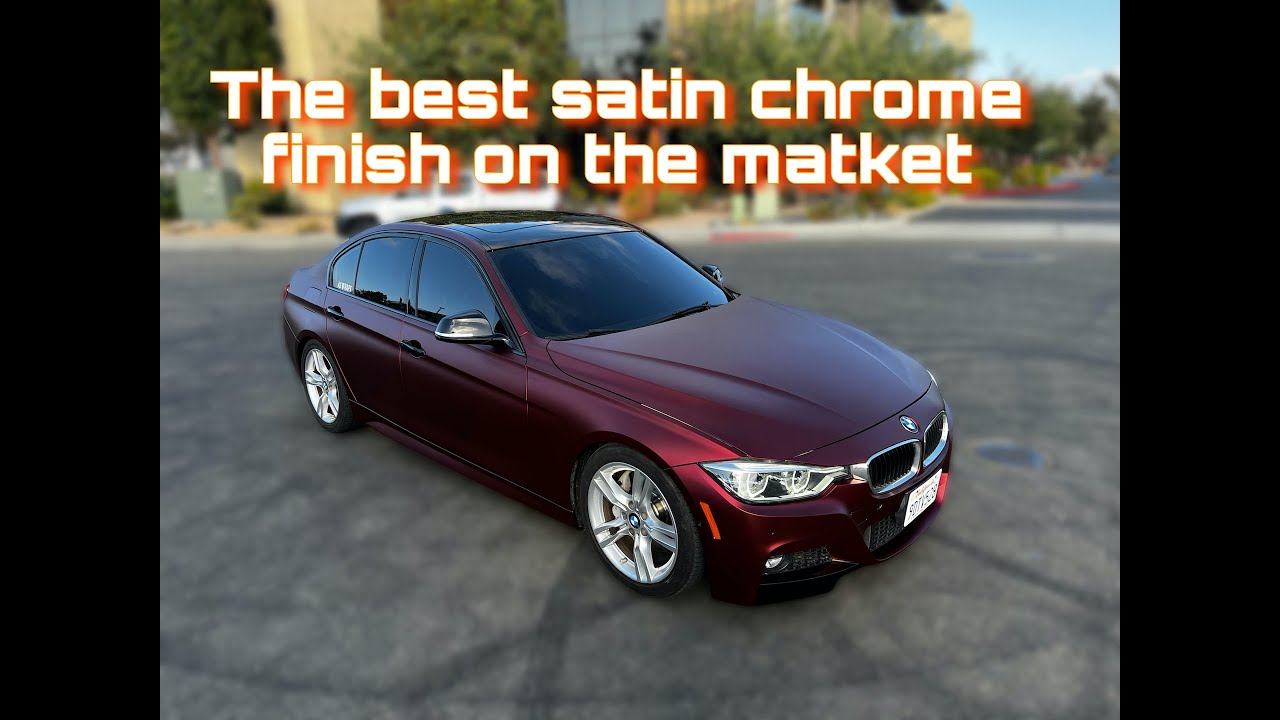 F30 Wrapped in Satin Chrome wrap - YouTube