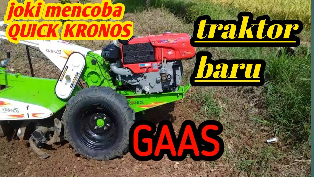 Quick kronos traktor sawah - YouTube