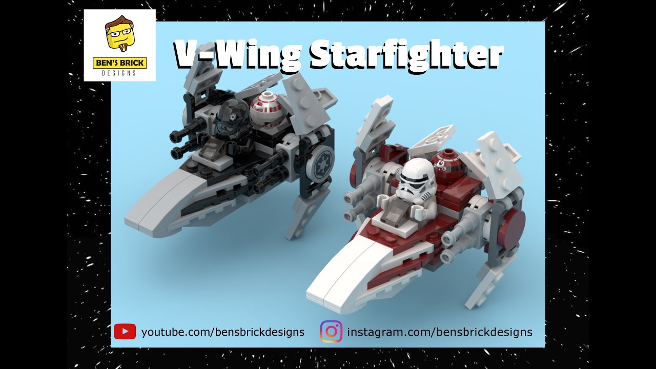 Quick Build Republic V-Wing Microfighter - YouTube