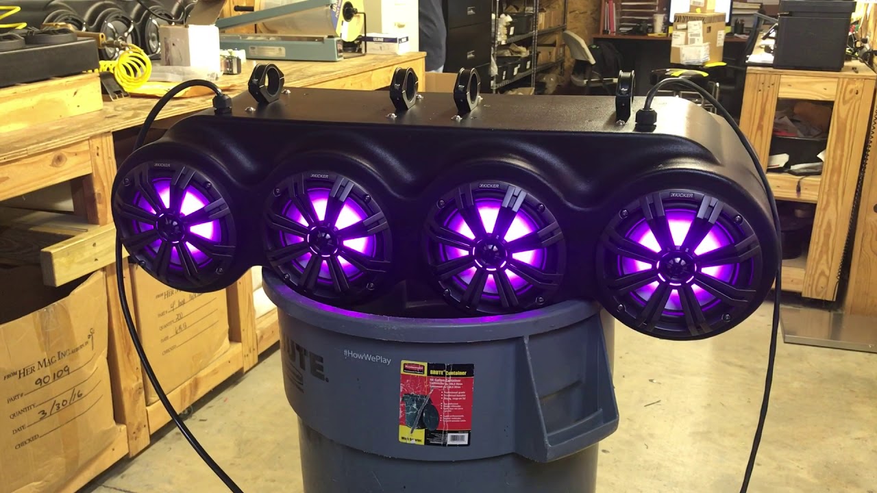 Polaris Ranger 8 Speaker Sound Bar with INSANE Sound! - Froghead ...