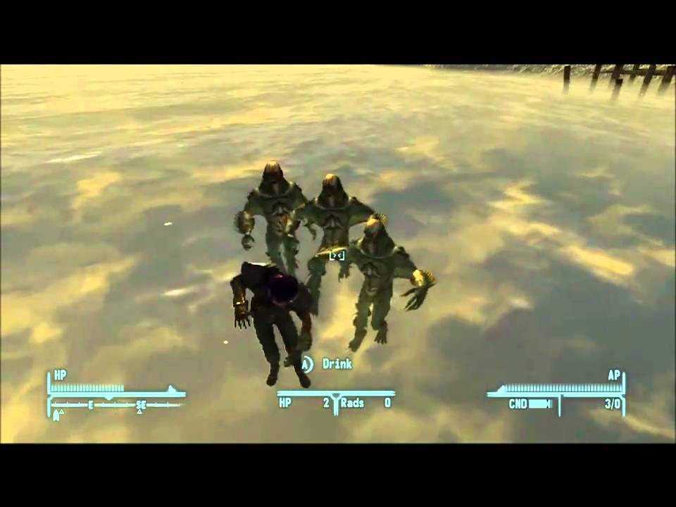 Fallout New Vegas :: Swimming with LakeLurk's - YouTube