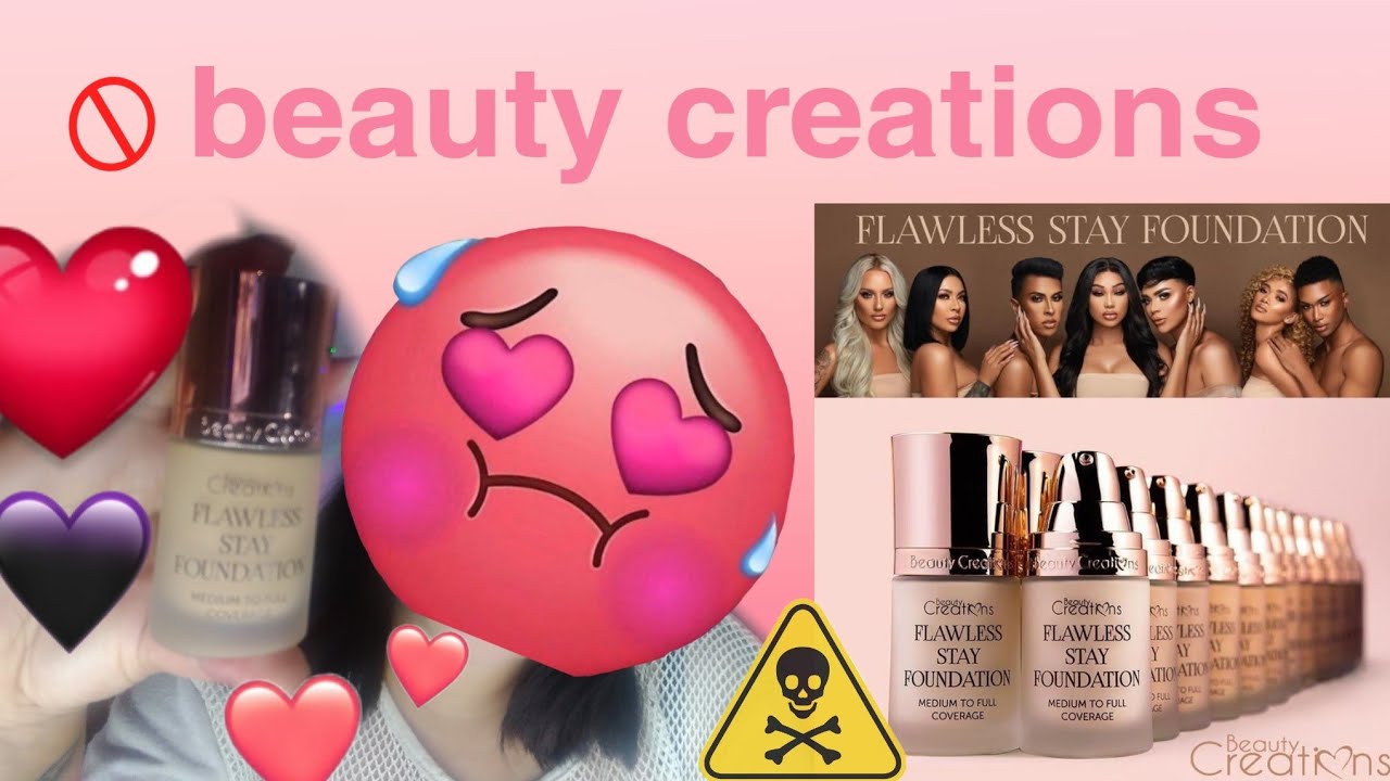 flawless stay foundation /beauty creations|base de maquillaje # ...