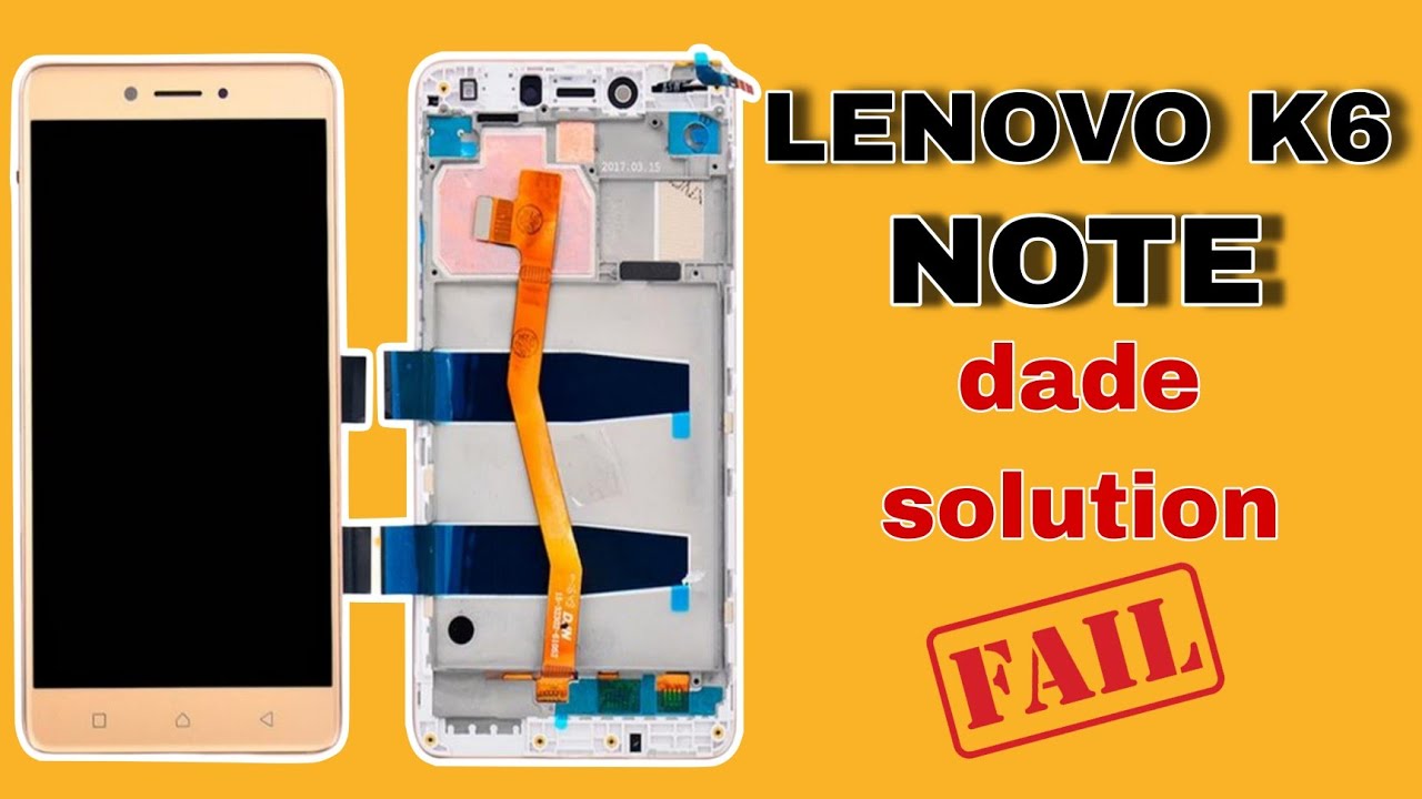 Lenovo K6 note dead solution || Lenovo K6 note power on problem # ...