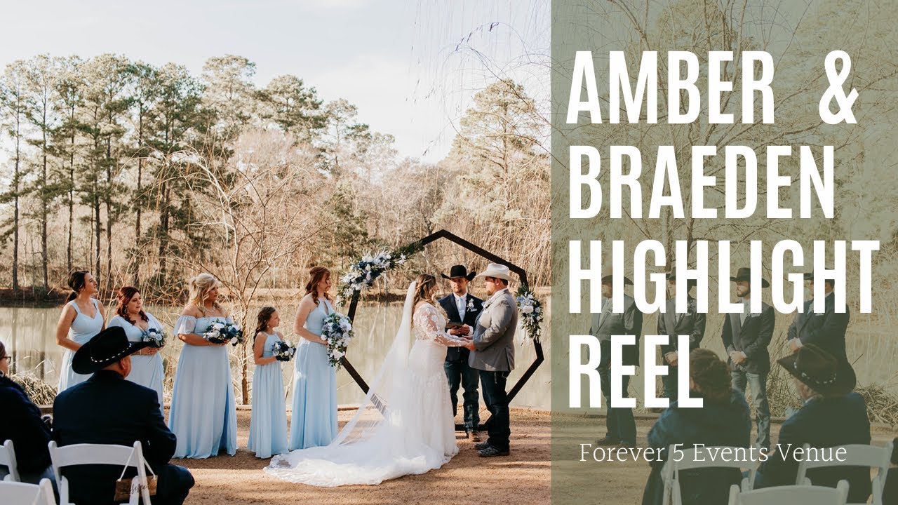 Winter Wedding Highlights | Love & Elegance at Forever 5 Events Venue ...