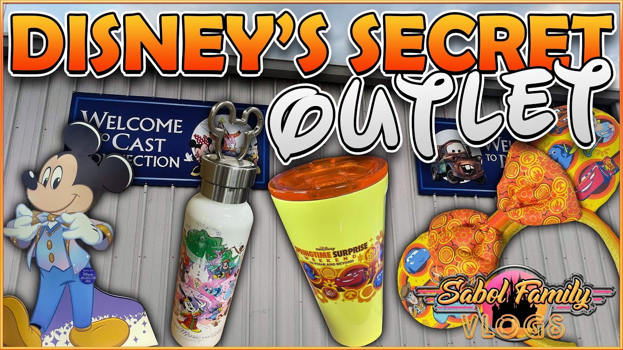 SECRET DISNEY OUTLET STORE SHOPPING | Cast Connection - BIG Discounted ...