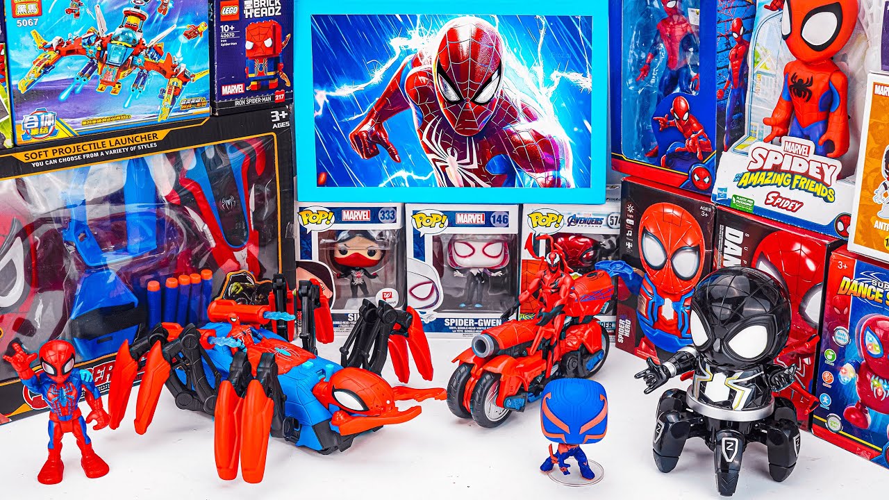 Spider-Man Toy Collection Unboxing Review| Spidey and His Amazing ...