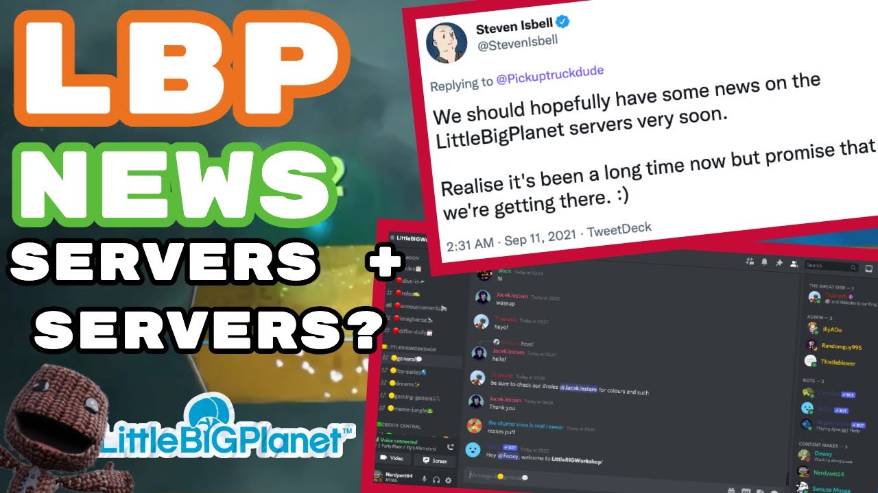 LBP Server Update from Steven Isbell + New LittleBigWorkshop! (NERD ...