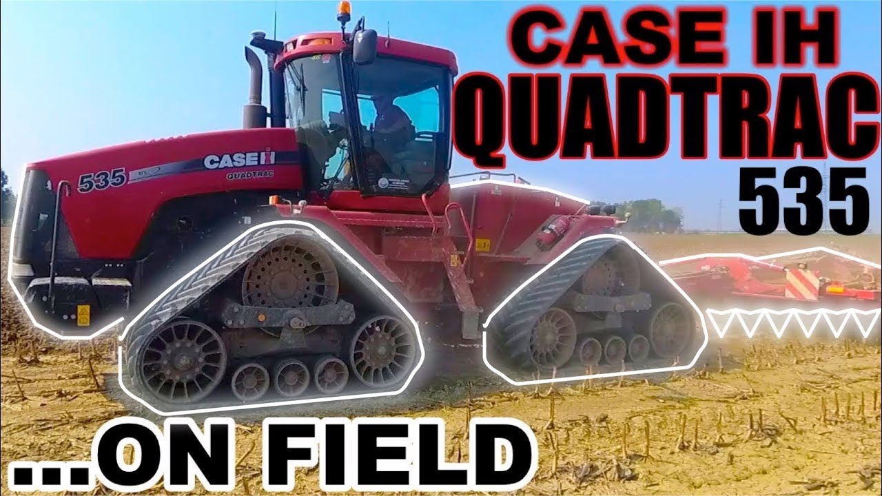 Case IH QUADTRAC 535 - Coltivatore HORSCH 5MT ...ON FIELD - YouTube