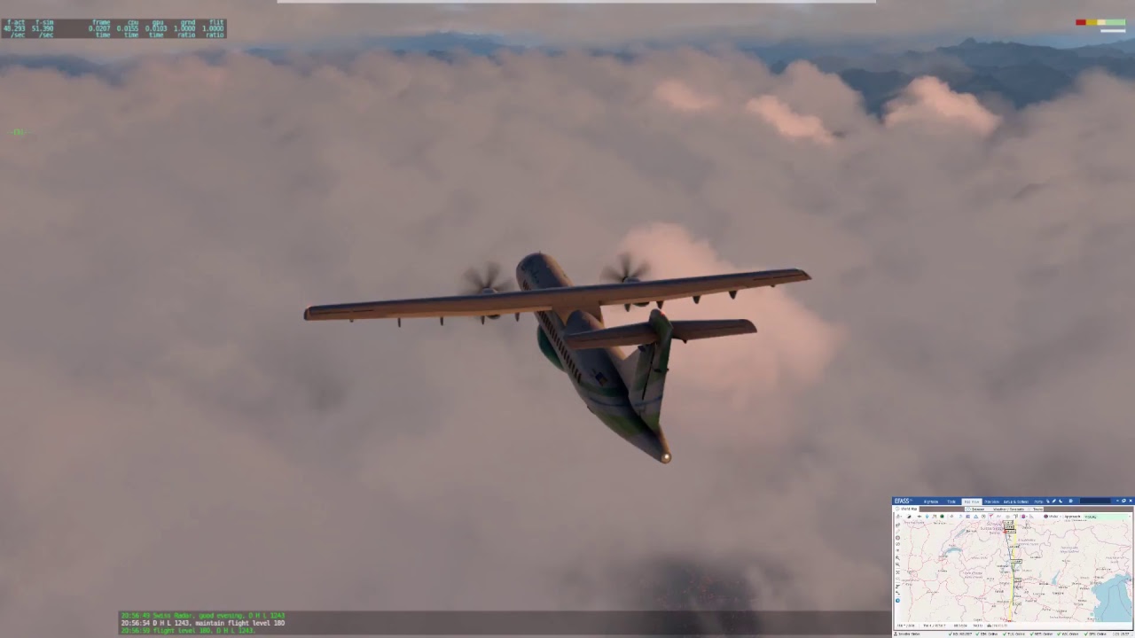 X Plane 11 Test Flight ATR 72-500 - YouTube