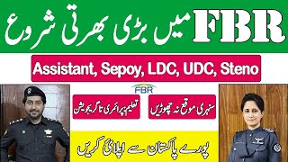 Fbr Jobs 2024 Online Apply Fbr Custom Inspector Jobs 2024 Latest ...
