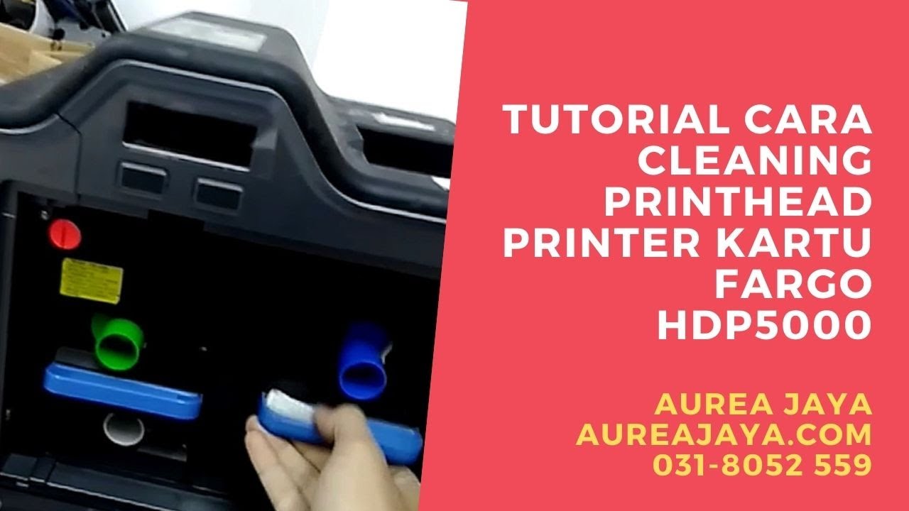 🔴 Tutorial Cara Cleaning Printhead 𝐏𝐑𝐈𝐍𝐓𝐄𝐑 𝐊𝐀𝐑𝐓𝐔 Fargo HDP5000 ...