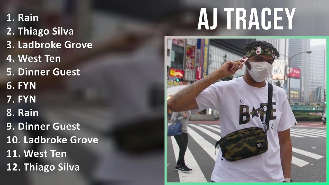 AJ Tracey 2025 MIX Top Hits - Rain, Thiago Silva, Ladbroke Grove, West ...