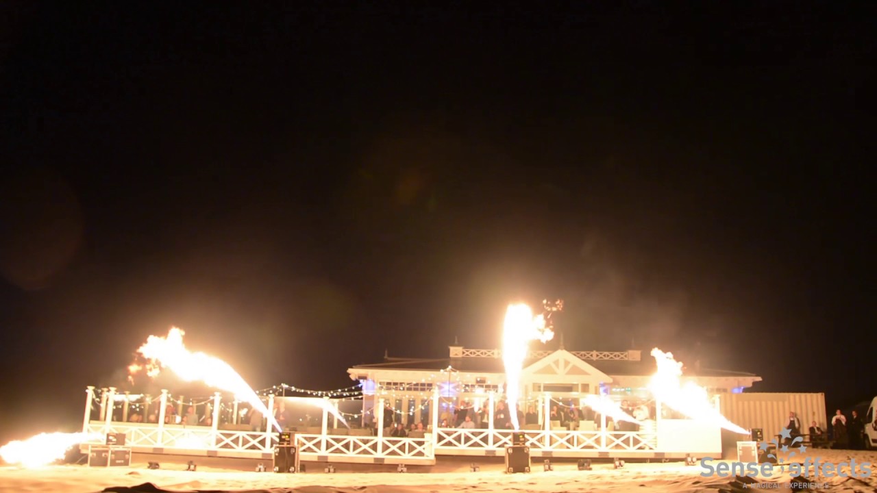 Musical Fire Flame Show - Sense Effects - YouTube