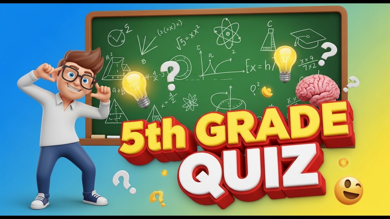 Are You Smarter Than a 5th Grader? 🧠 50 Fun Quiz Questions with Answers ...