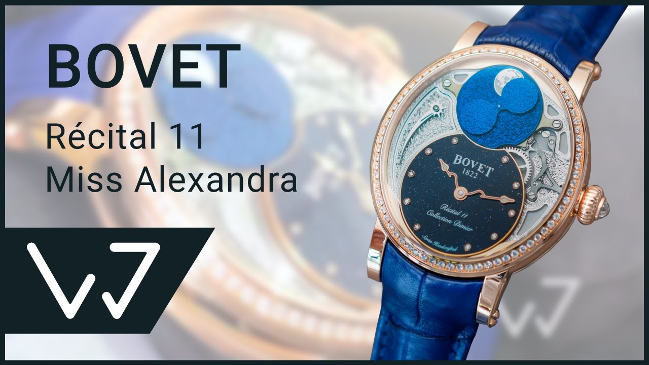 Bovet Recital 11 Miss Alexandra watch review - YouTube
