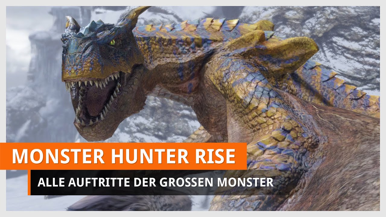 Monster Hunter Rise: Alle Monster Intro Cutscenes - YouTube