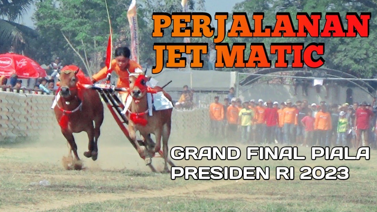 begini perjalanan jet matic di grand final piala presiden RI 2023 - YouTube