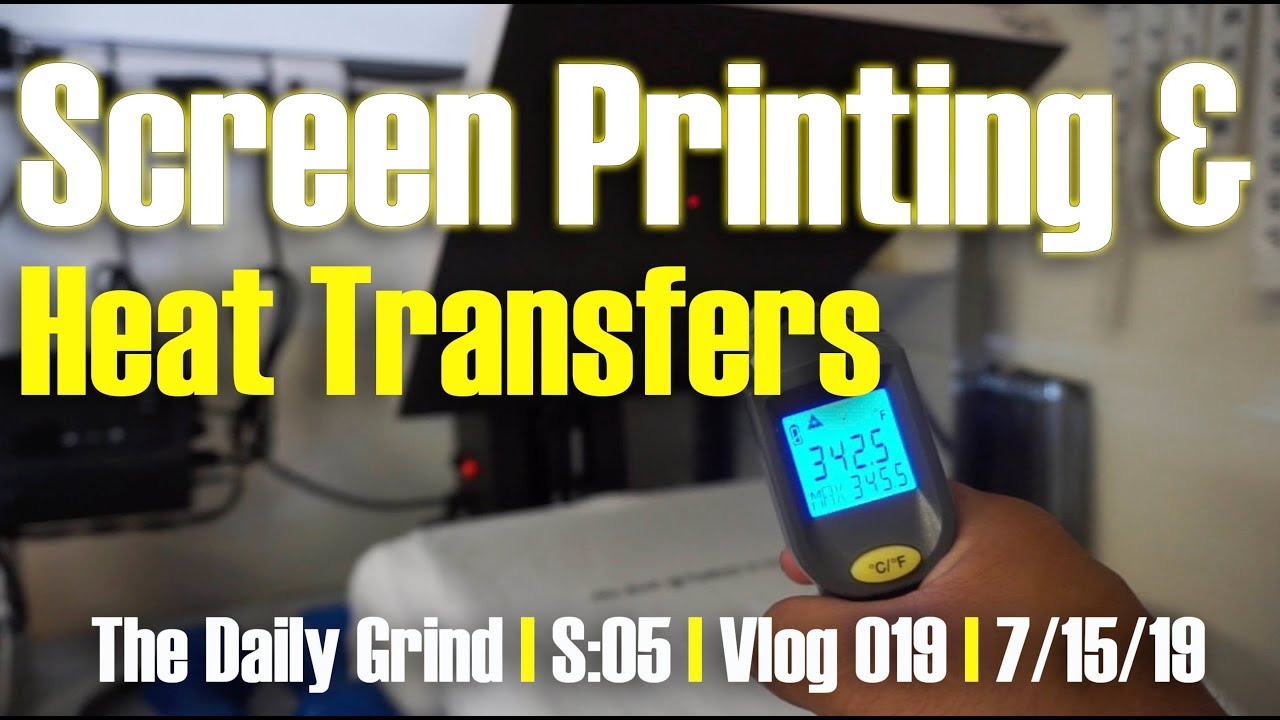 Screen Printing & Heat Transfers (S:05/Vlog 019) - YouTube
