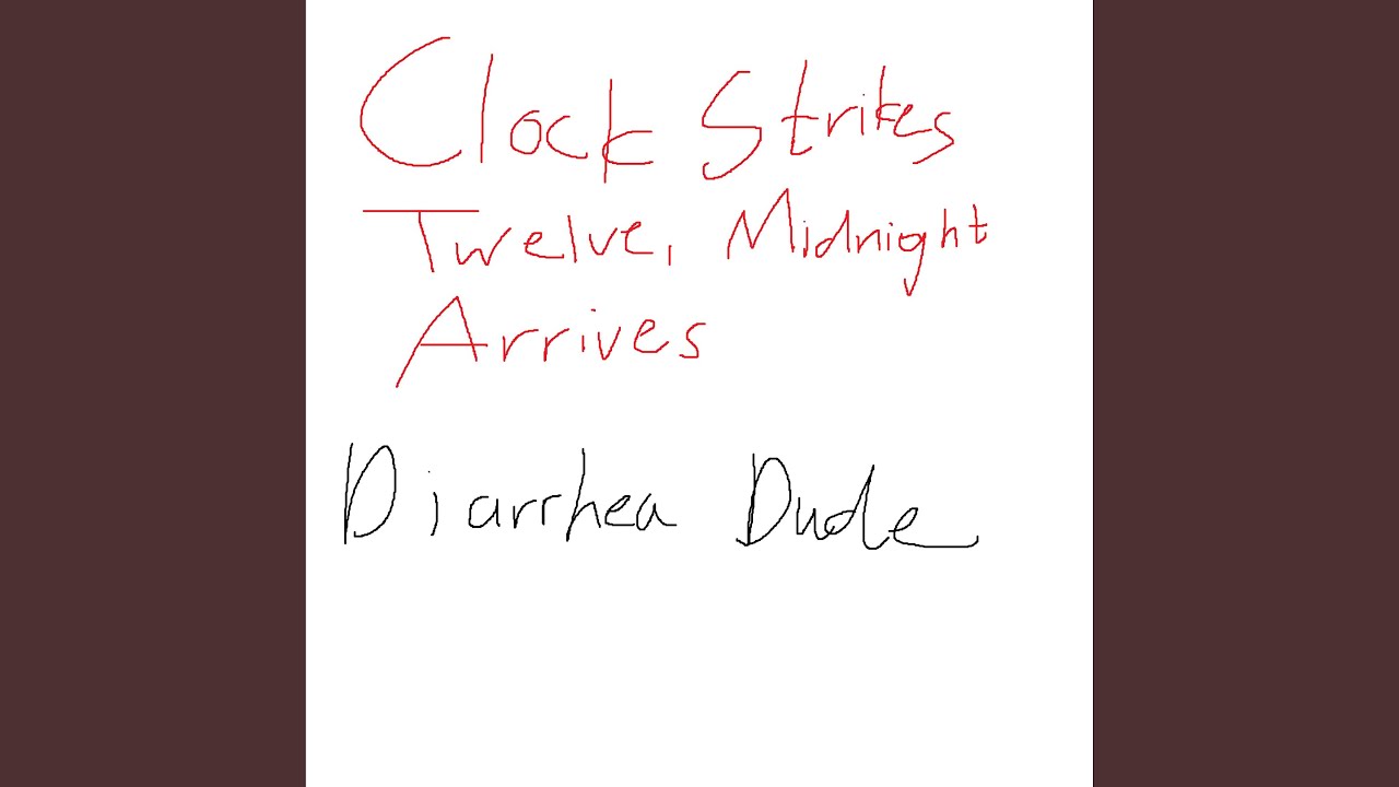 Clock Strikes Twelve Midnight Arrives - YouTube