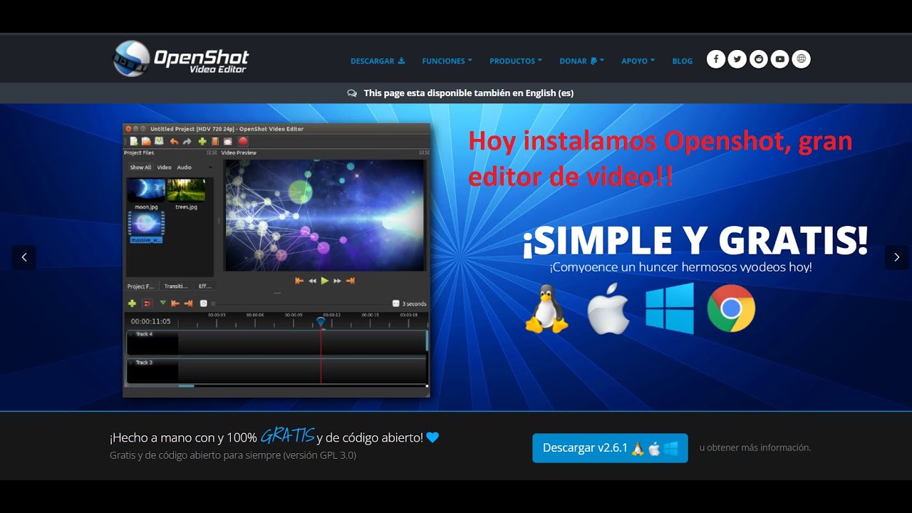 Cómo instalar OpenShot en Ubuntu - YouTube