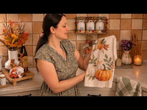 Cozy Fall Kitchen 🍁 Decorate With Me, DIY Candle & Life in Poland