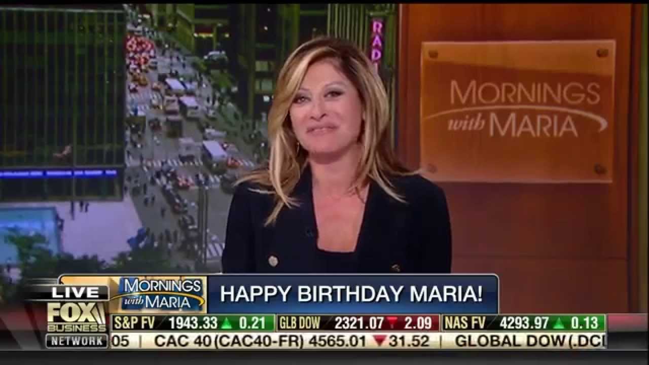 FOX Business : Maria Bartiromo's Birthday - YouTube