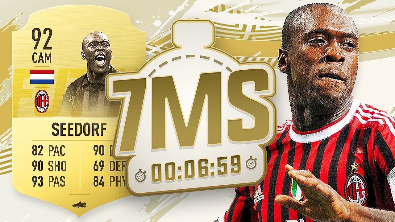 AC MILAN PRIME THROWBACK SEEDORF 7 MINUTE SQUAD BUILDER!! - FIFA 19 ...