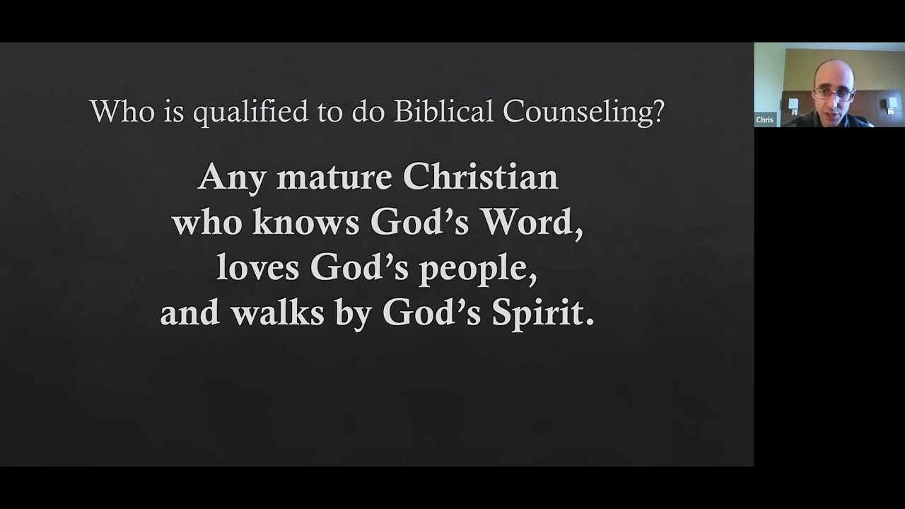 1-Hope Biblical Counseling Model - YouTube