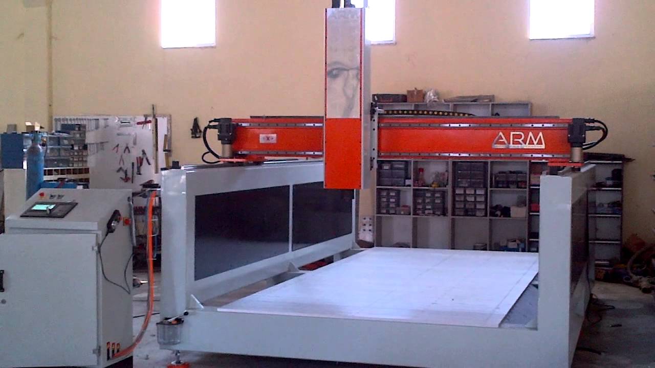 Arm Cnc Router Moulder Test - YouTube