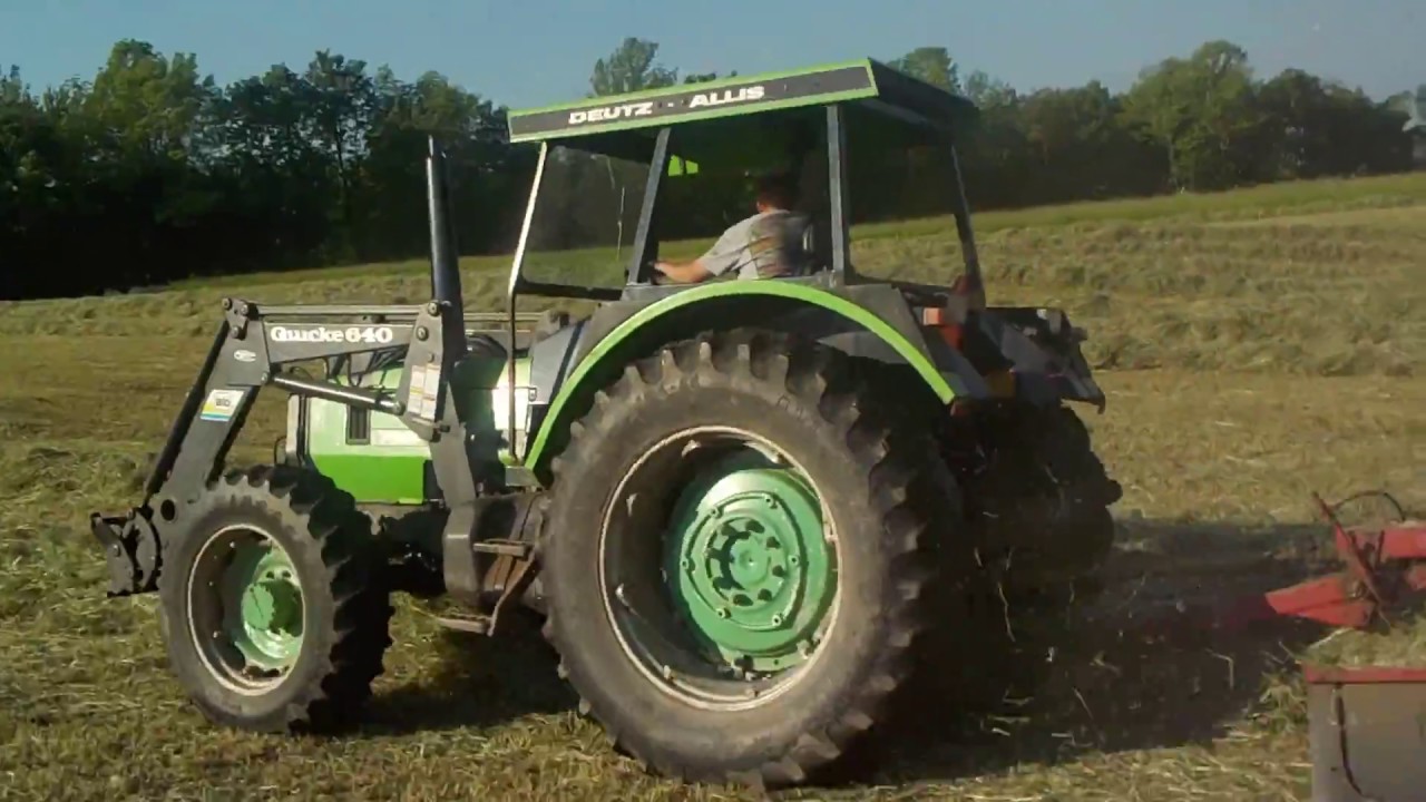 pequea hr10 rotary rake In Action - YouTube