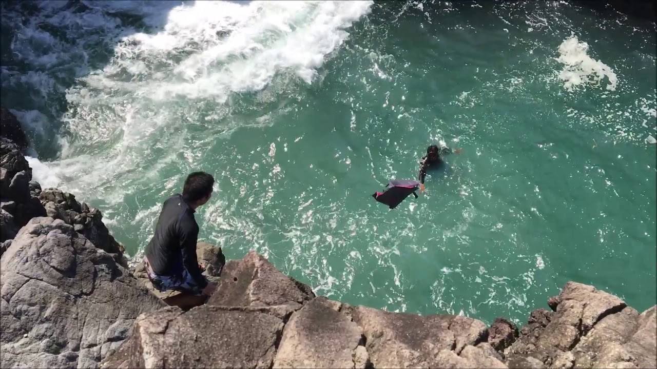 CLIFF DIVING SPOT - FIVE FINGERS COVE, MARIVELES, BATAAN - YouTube