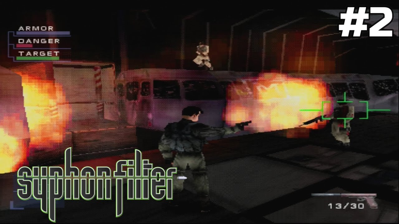 Syphon Filter (PS1) Walkthrough Part 2 Destroyed Subway - YouTube