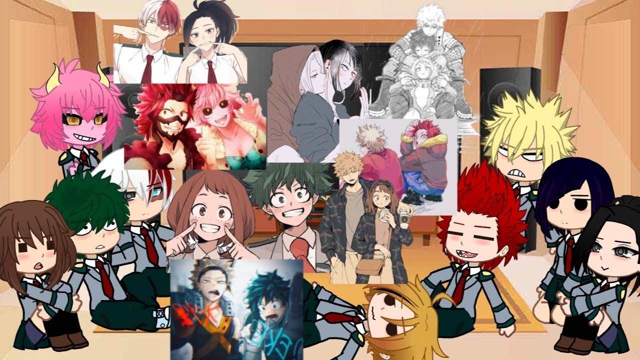 MHA s1 react to themselves, to the future and some ships | AU | Gacha ...